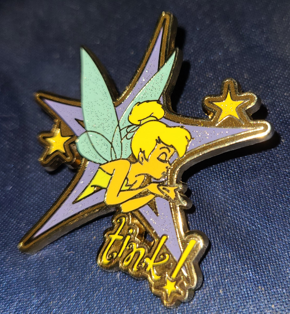 53683 - Tinker Bell - Tink! - Facing Right - Tinker Bell Pin Trading Lanyard Set