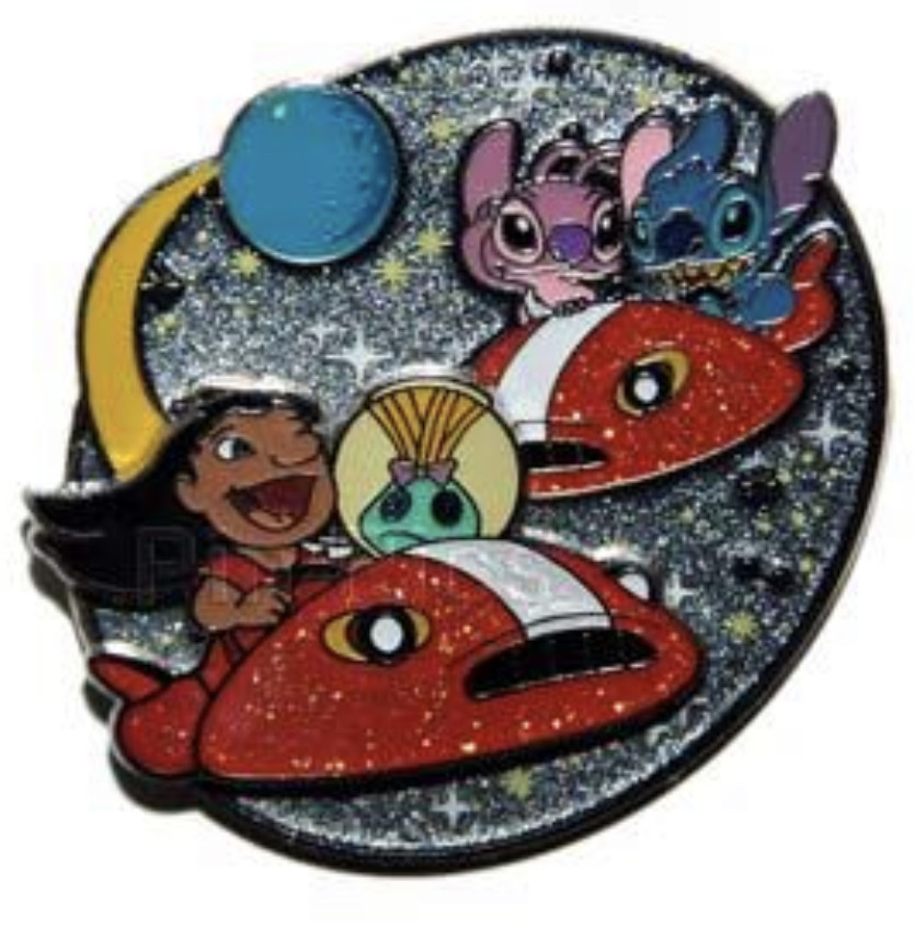 53754 - Stitch, Angel, Lilo and Scrump in space cruisers - Stitch ...