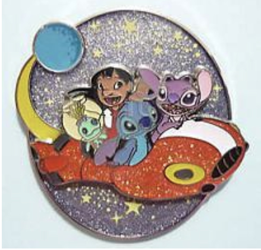 53757 - Stitch, Lilo, Angel and Scrump in space cruiser - Stitch ...