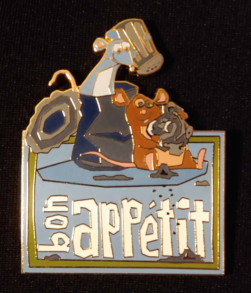 54546 - Bon Appetit featuring Remy and Emile - Ratatouille Paris Pin ...