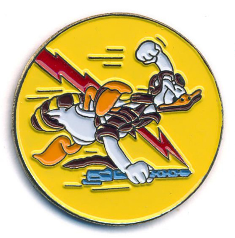 54688 - Donald Duck - 438th Fighter Squardon - Yellow Circle - WWII ...