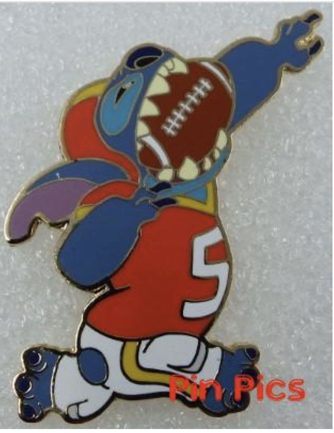 Stitch football player - Stitch | Pin & Pop