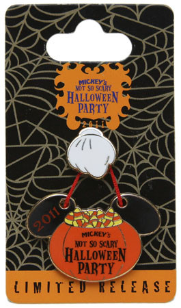 55034 - Mickey Hand with Pumpkin Bucket Party logo - Mickey's Not So ...