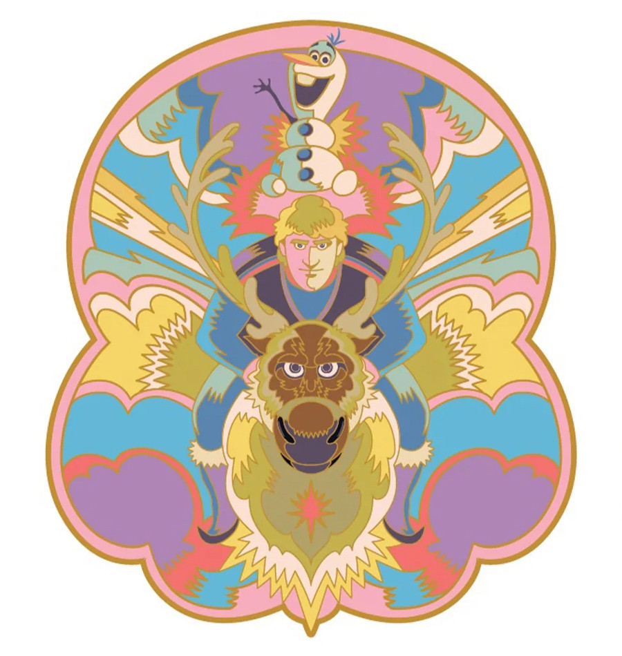 55243 - Kristoff, Sven, and Olaf - Pink A La Mode (PALM) - Frozen ...