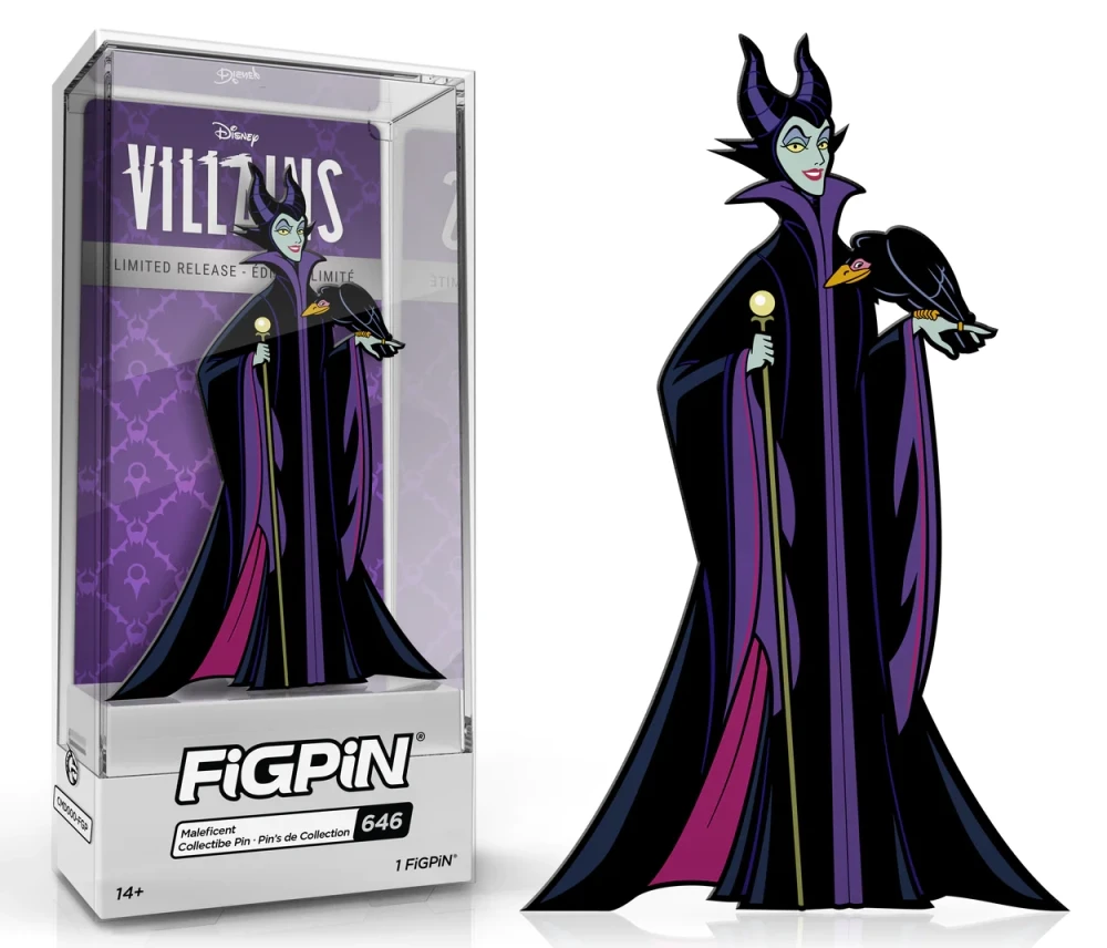 55407 - Maleficent & Diablo - #646 - FiGPiN - Disney Theme Parks ...
