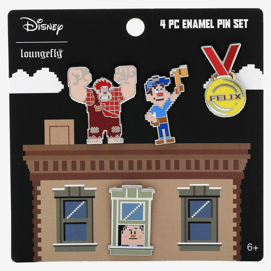 55719 - Wreck-It Ralph 8-Bit Pin Set - Wreck It Ralph 8-Bit - Loungefly ...