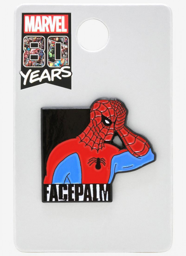 56155 - Spider-Man Facepalm - Marvel 80 Years - Disney Licensed Disney Pin