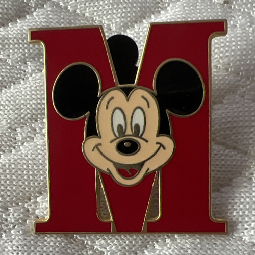 56242 - Mickey Red Varsity M Letter - Mickey Mouse - Walt Disney World ...