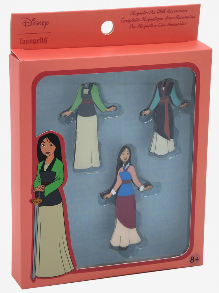 56310 - Mulan Set - Loungefly - Magnetic Princess Paper Doll ...