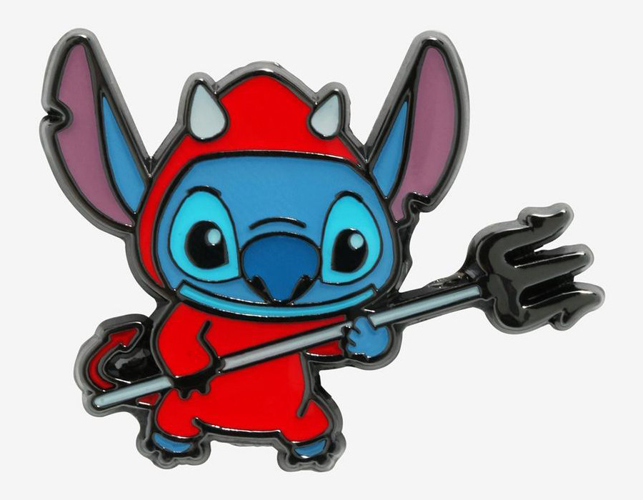 56314 - Stitch Devil - Hot Topic - Lilo & Stitch - Loungefly Disney Pin