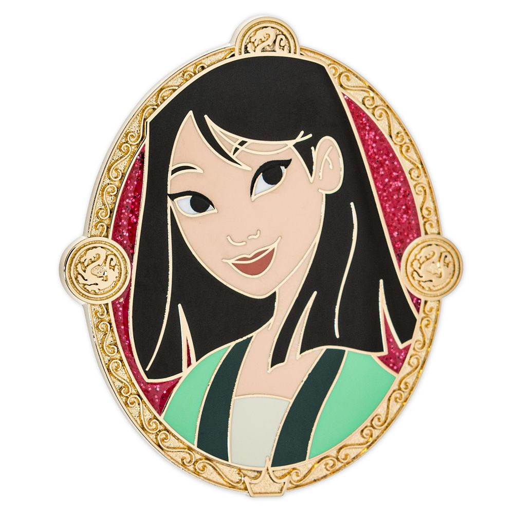 56354 - Mulan - 2022 Gold Frame and Glitter Stylized Princess Portraits ...