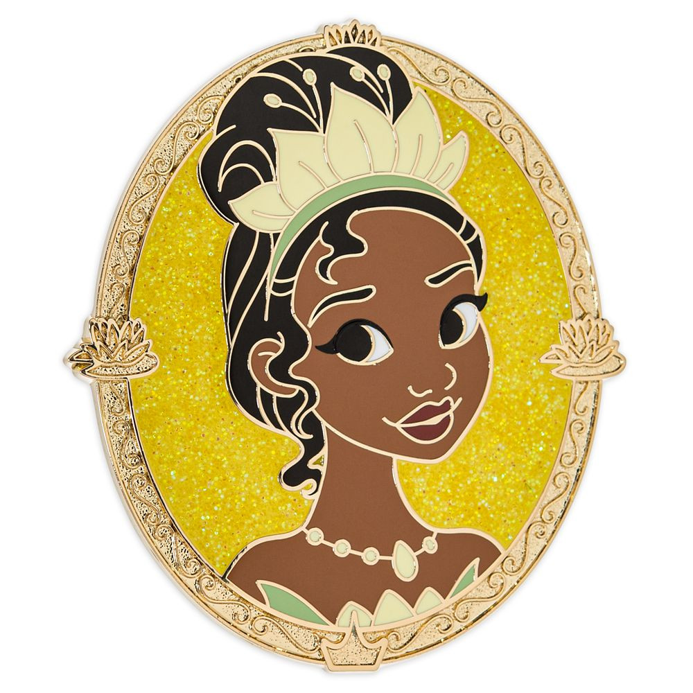 56355 - Tiana - 2022 Gold Frame and Glitter Stylized Princess Portraits ...