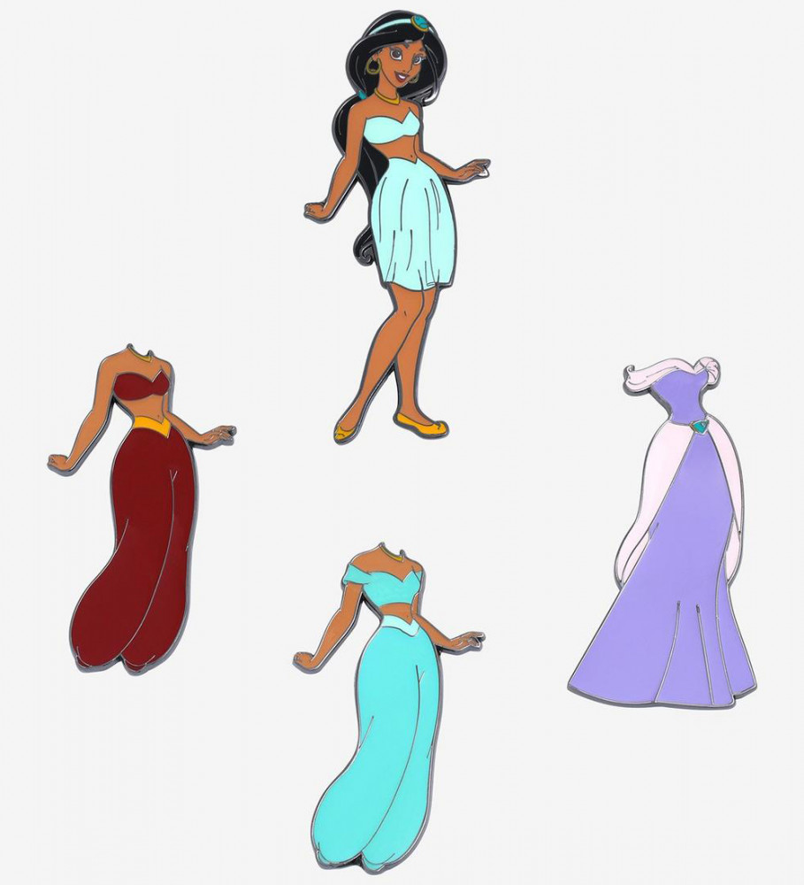 56736 - Jasmine Set - Loungefly - Magnetic Princess Paper Doll ...