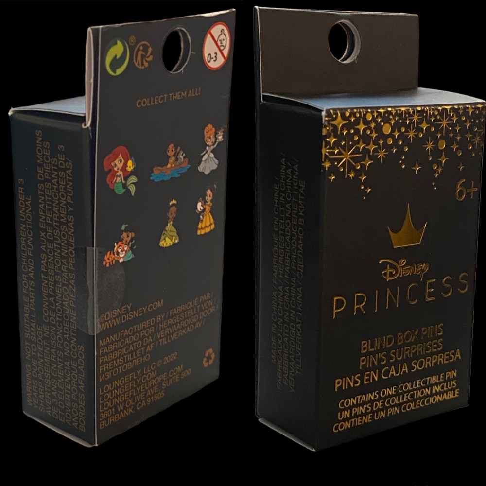 56785 - Unopened Box - Princess & Pals Mystery Set - Loungefly Disney Pin