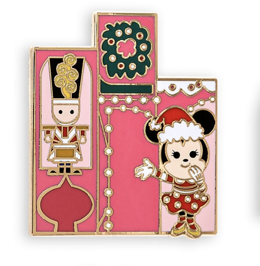56813 - Minnie Mouse - it’s a small world Holiday Mystery Pin Set 2022