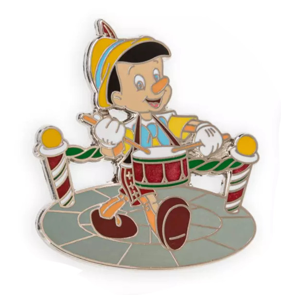 56895 - Pinocchio - Holiday Mystery Pin Set - Disney Store US Disney Pin