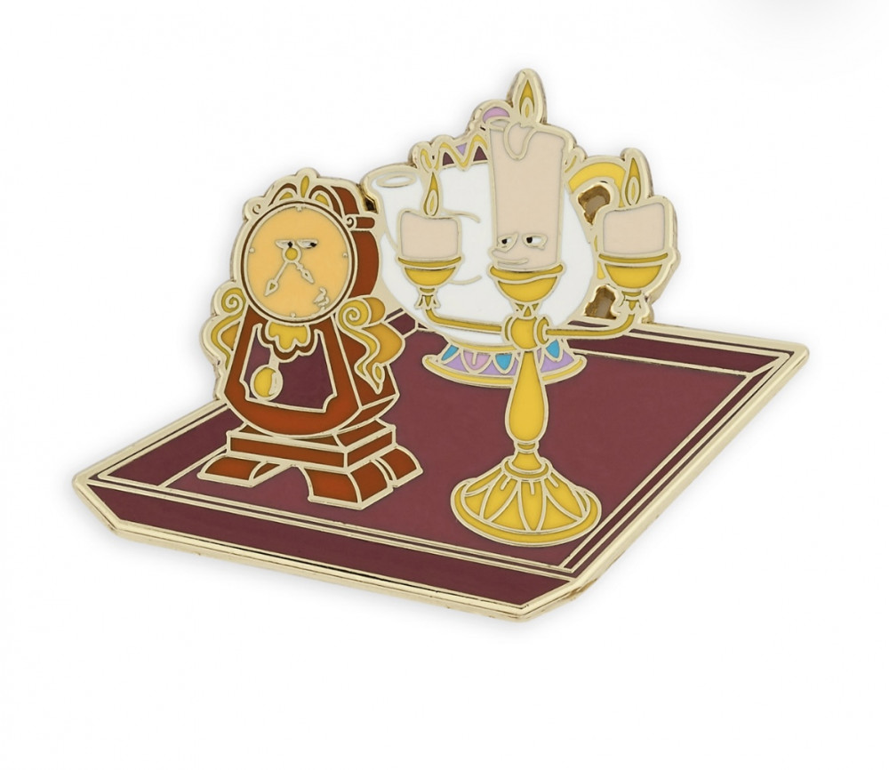 56951 - Cogsworth & Lumière - Pin Ornament Collection 2022