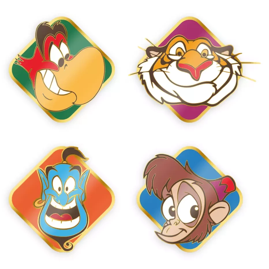 57082 - Commemorative Pin Set - Aladdin 30th Anniversary - Disney Fan ...