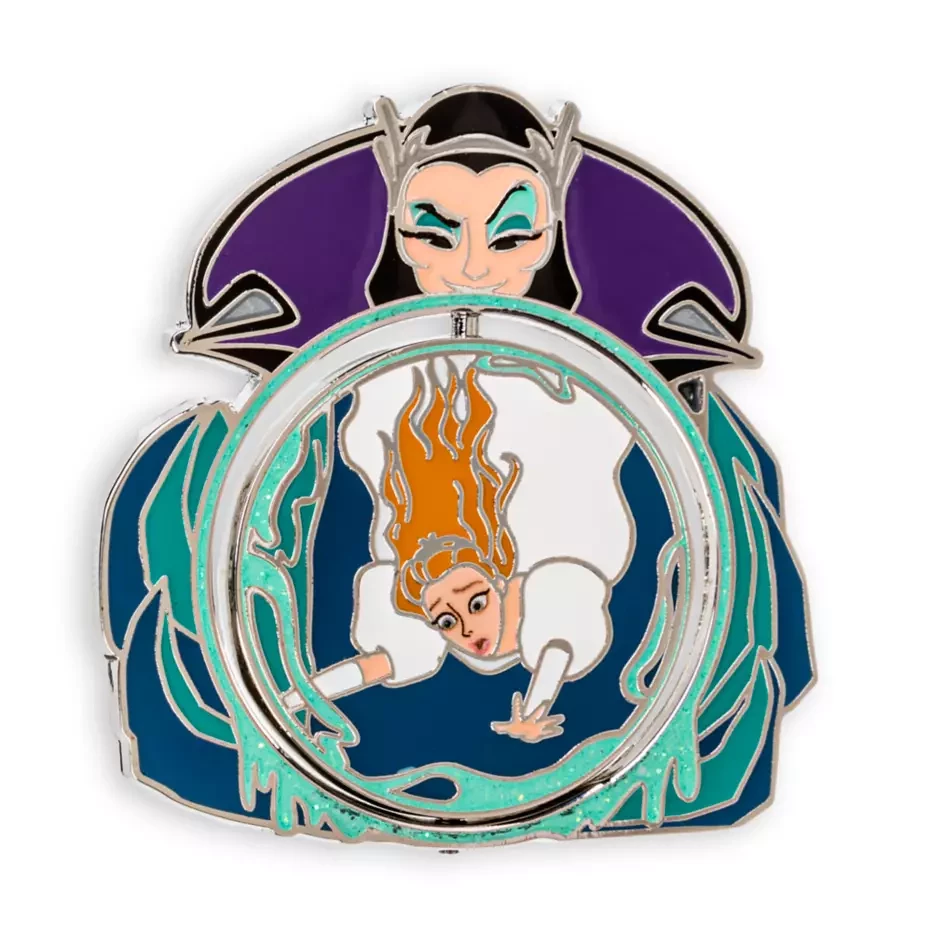 57084 - Giselle and Queen Narissa Spinner Pin - Enchanted 15th Anniversary