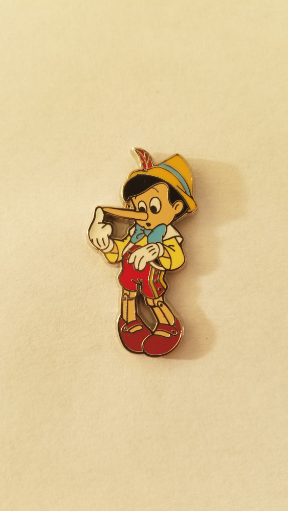 Pinocchio Touching his Nose - Pinocchio | Pin & Pop