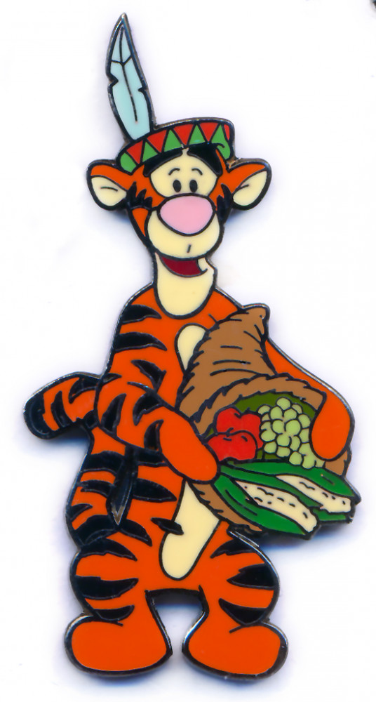 57107 - 2001 - Tigger Dressed as a Native American with a Cornucopia ...