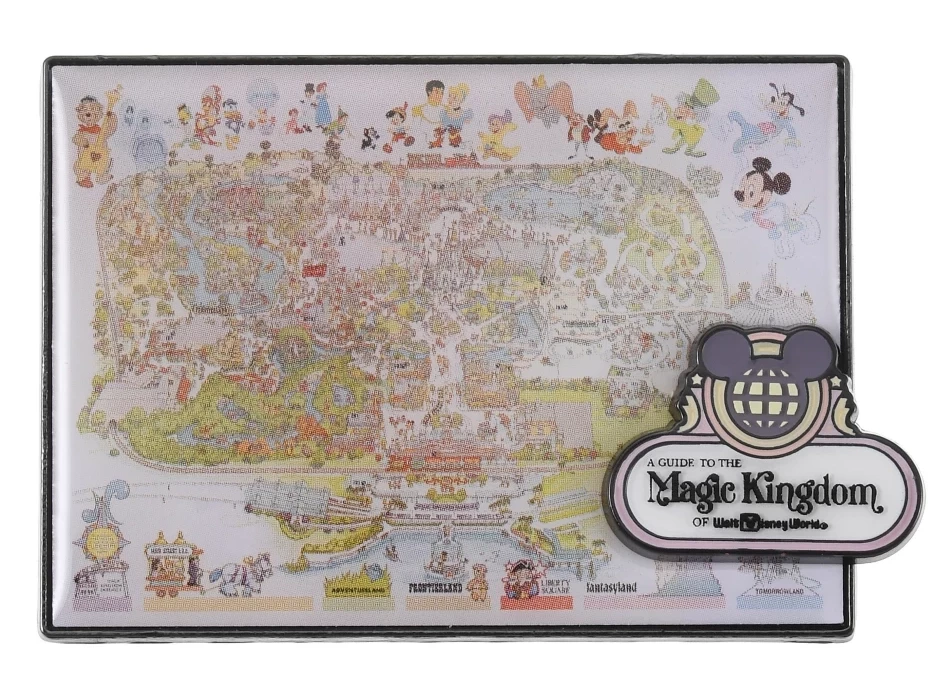 57373 - Magic Kingdom Map - Walt Disney World 50th Anniversary Vault ...