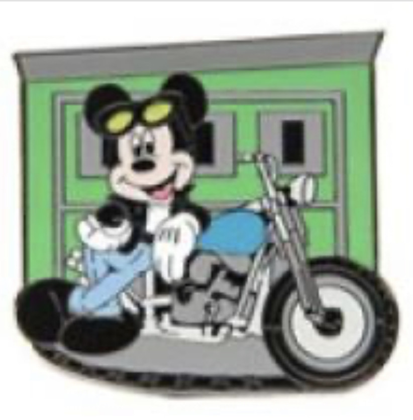 57437 - Mickey on motorcycle - 1950s Mickey & Friends - Disneyland ...