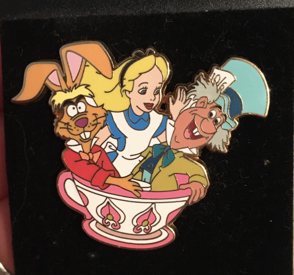 57527 - Alice - Mad Hatter - Rabbit Teacup - Walt Disney World Disney Pin