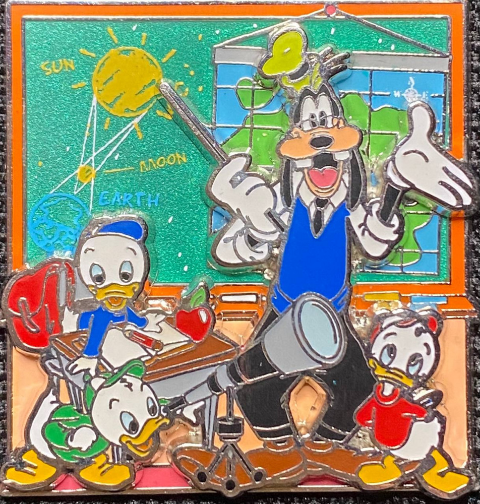 57553 - Teacher Goofy Teaching Huey, Dewey, and Louie About Space ...