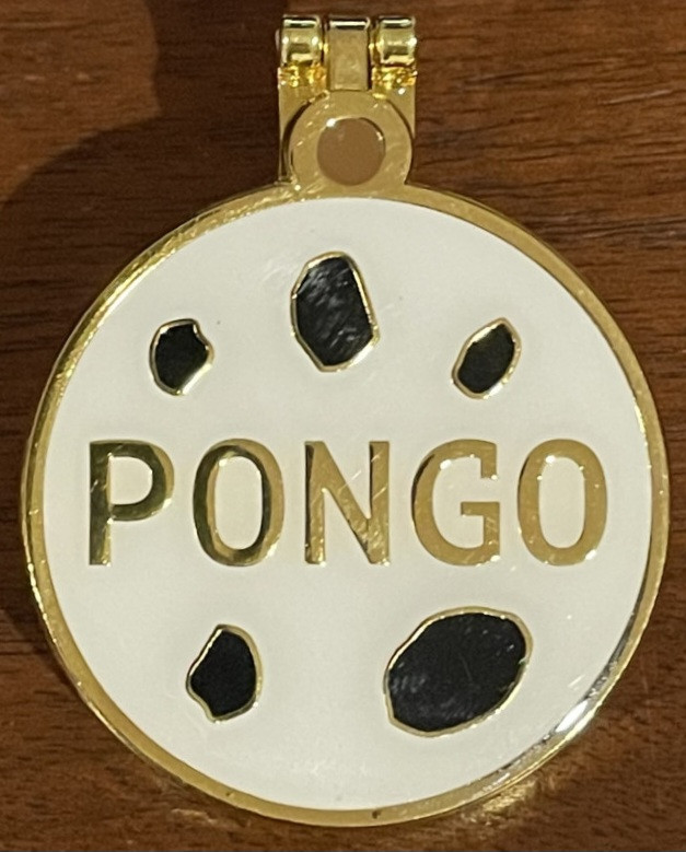 57600 - Pongo Circle Tag - BoxLunch Exclusive - Disney Pets Hinged Name ...