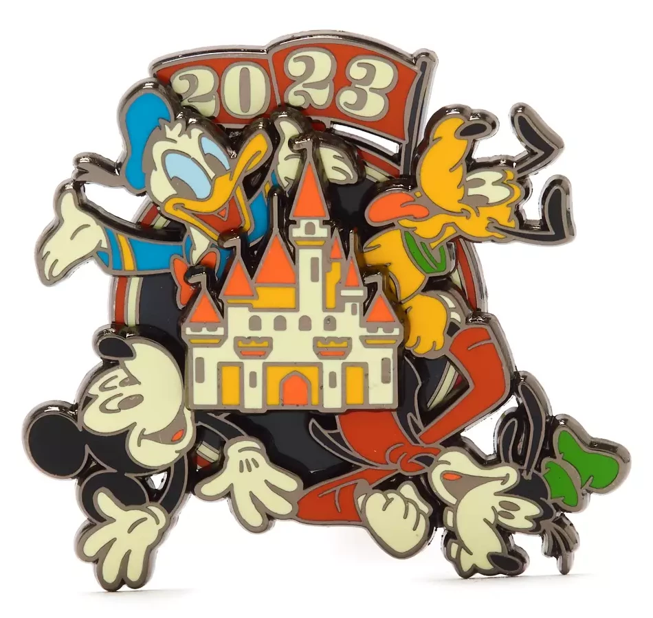 57618 - Mickey Mouse and Friends Spinner - 2023 Dated Year Pins