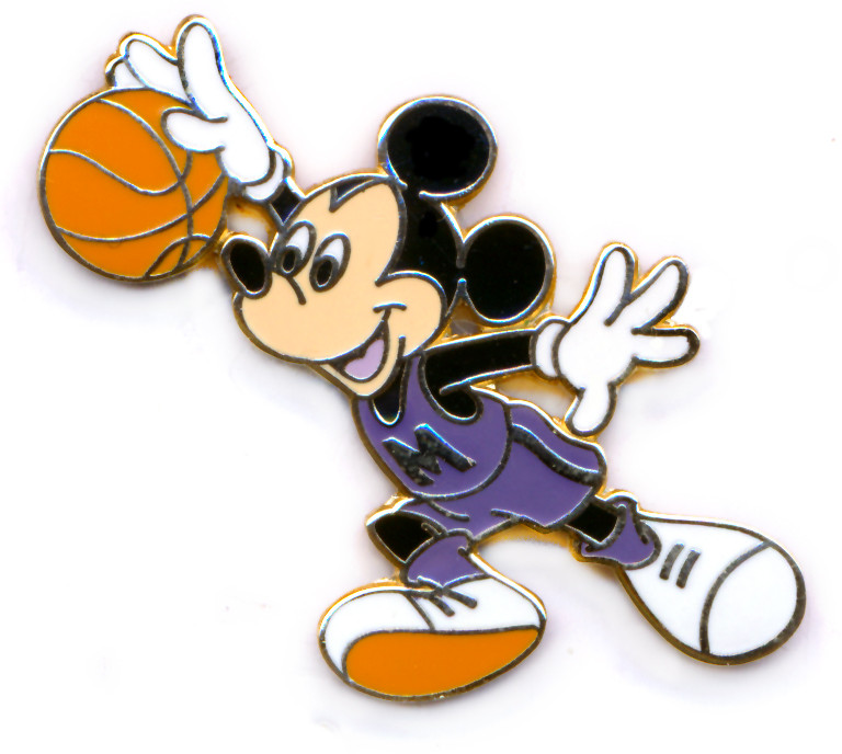 57840 - Mickey playing basketball - Sports series - Misc - Disney ...