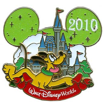 57916 - Pluto - Characters with Cinderella Castle - Walt Disney World ...