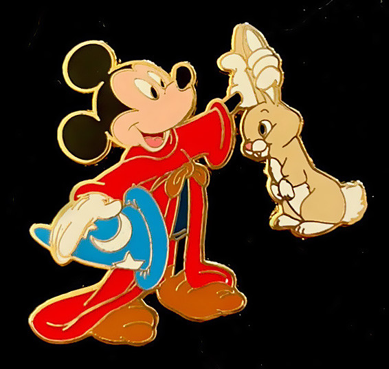 58101 - Sorcerer Mickey Pulling a Rabbit out of His Hat - April Fool’s ...