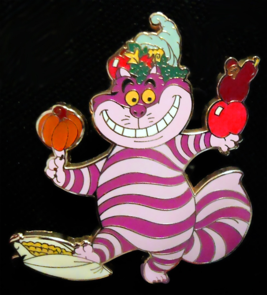 58120 - Cheshire Cat - Fall Harvest series - Disney Store US Disney Pin