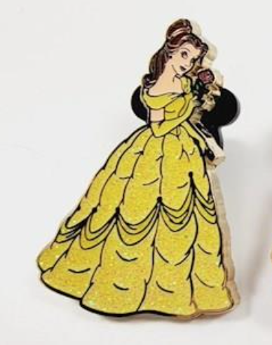 58211 - Belle holding rose - Glitter Princess