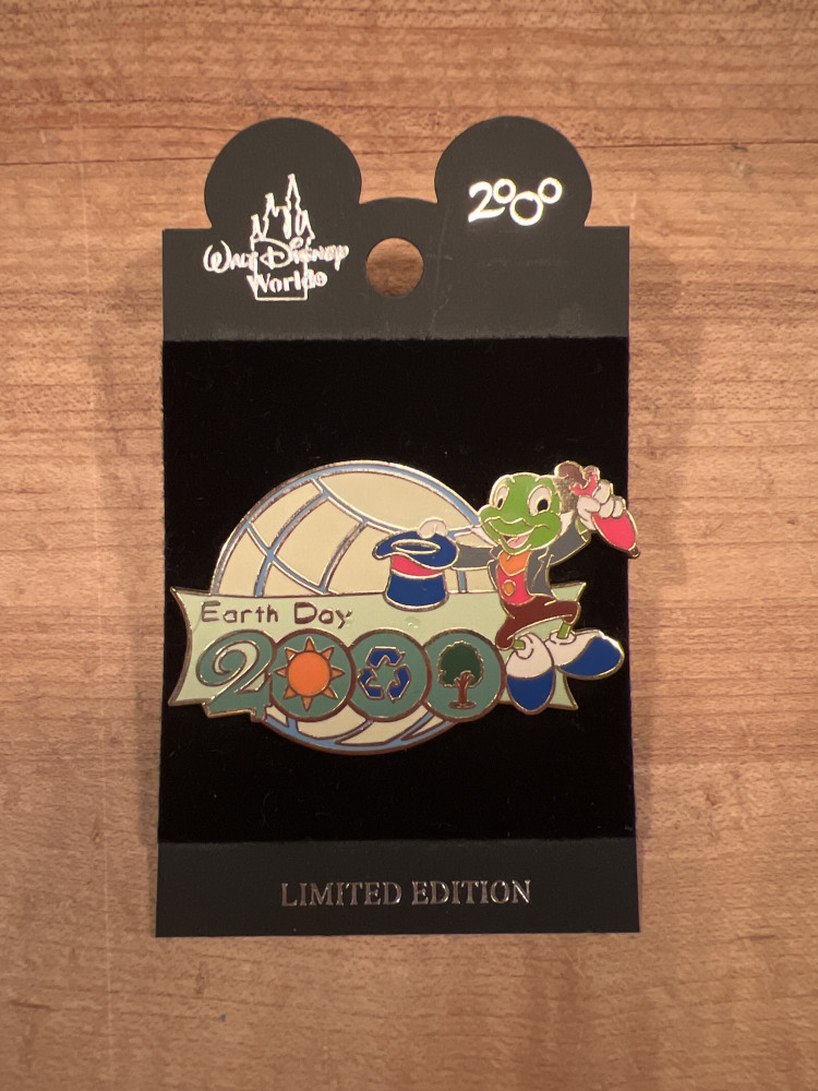 58397 - 2000 - Jiminy Cricket - Earth Day - Walt Disney World Disney Pin