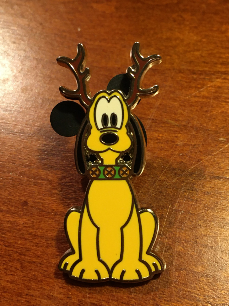 58399 - Pluto with Antlers and Bell collar - Holiday - Walt Disney ...