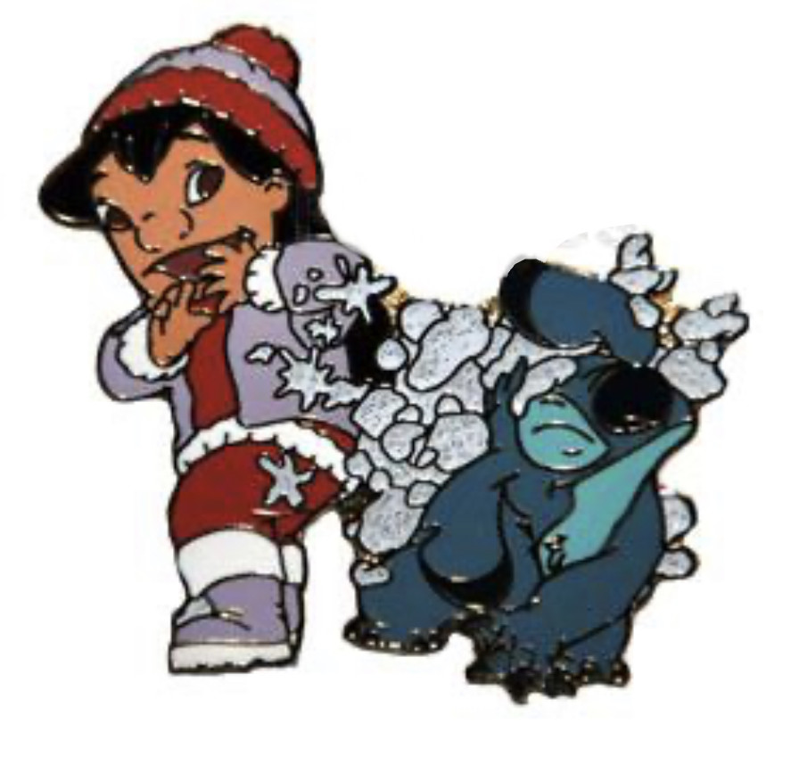 58423 - Lilo and Stitch - Winter Lodge Series - Disney Store US Disney Pin