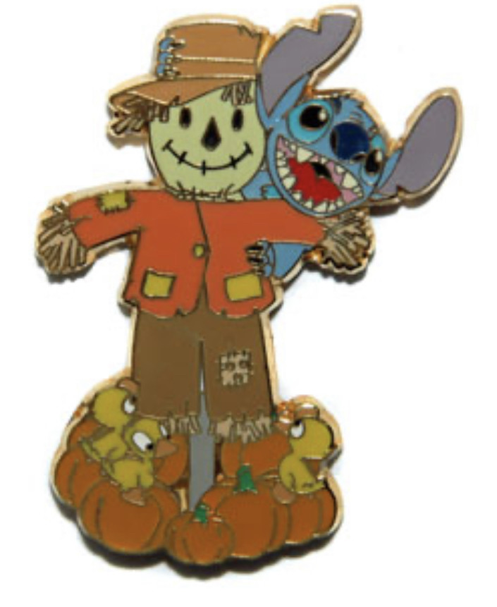 58445 - Stitch with scarecrow - Autumn 2005 - Disney Store US Disney Pin