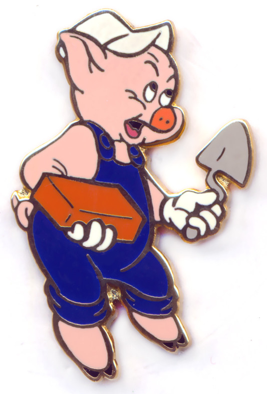 58724 - 2003 Practical Pig - Three Little Pigs - Disneyland Resort ...