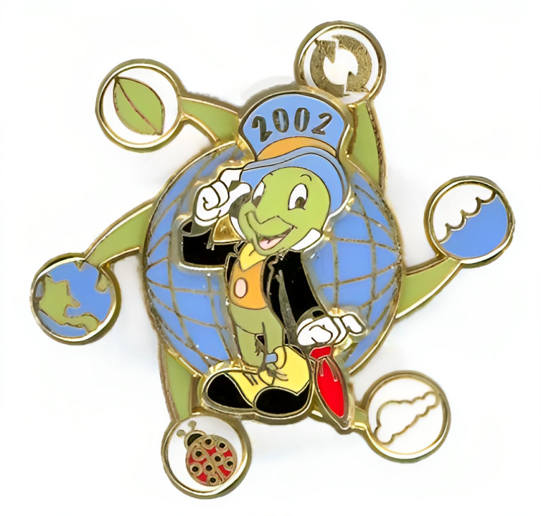 58985 - 2002 - Cast Member Exclusive - Jiminy Cricket Earth Spinner ...
