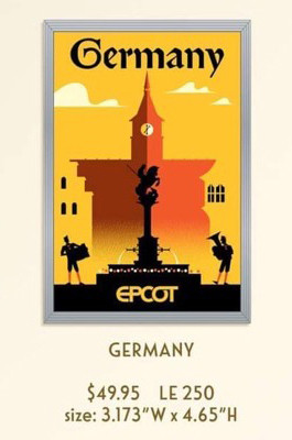 59624 - Germany - EPCOT Poster Series - Walt Disney Imagineering Disney Pin