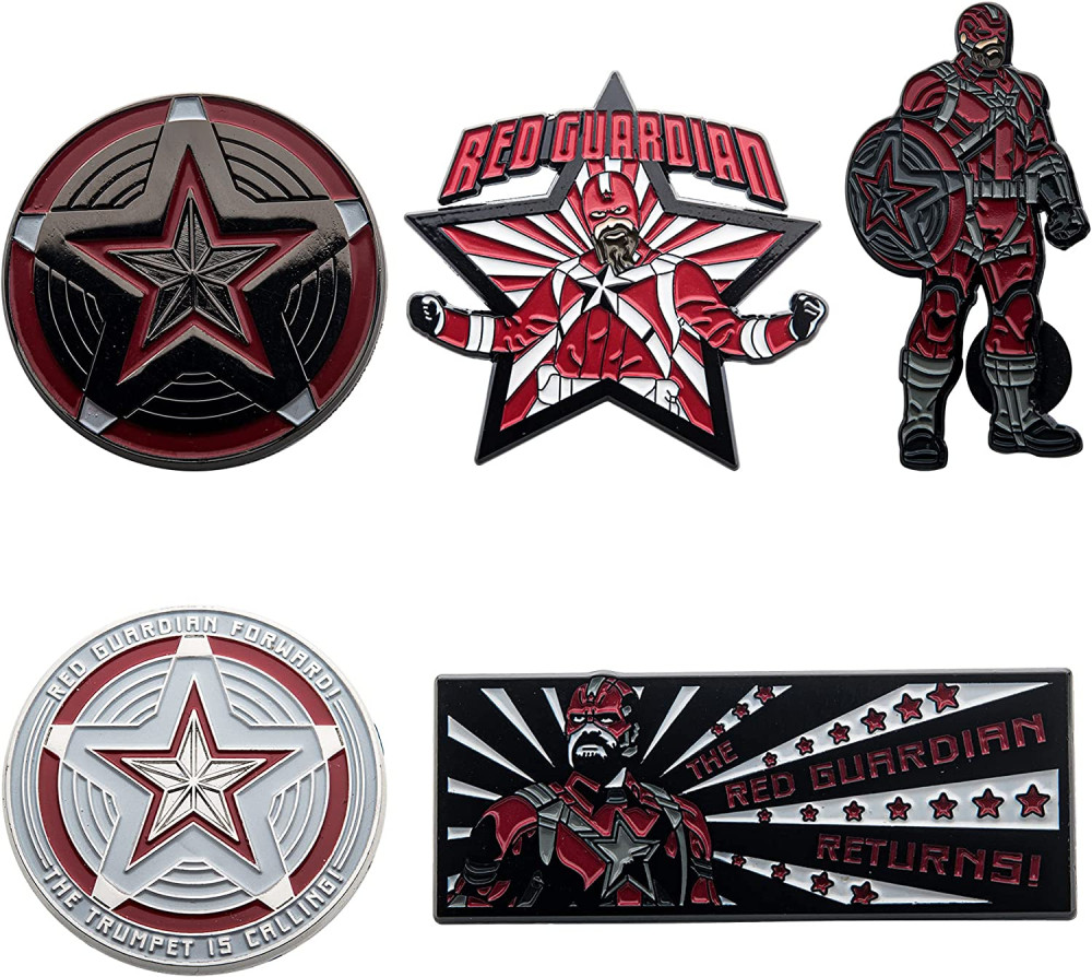59699 - Marvel Red Guardian Enamel 5-Pin Set - Amazon - Marvel: Red ...