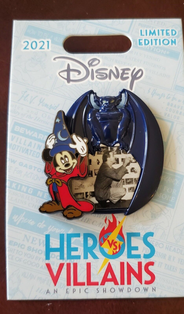 59919 - Sorcerer Mickey, Walt Disney and Chernabog - 2021 Heroes Vs ...