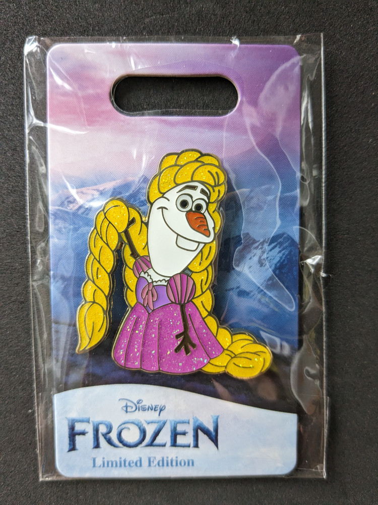 Olaf as Rapunzel - Olaf Presents | Pin & Pop