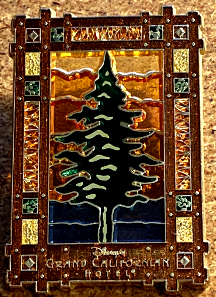 60160 - Stained Glass Redwood - Disney’s Grand Californian Hotel & Spa ...