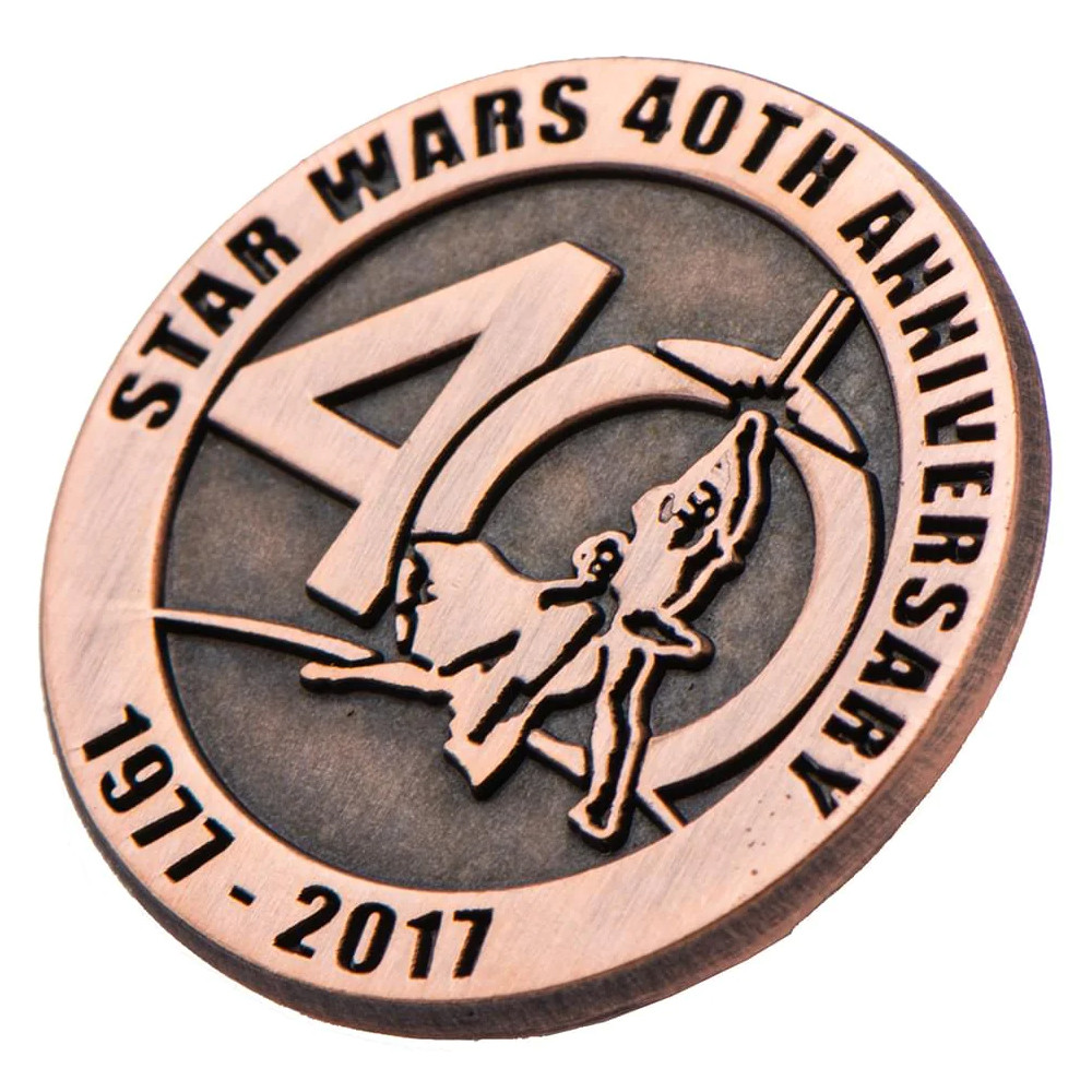 60251 - Star Wars 40th Anniversary Collectible Bronze Pin (SDCC 17 ...