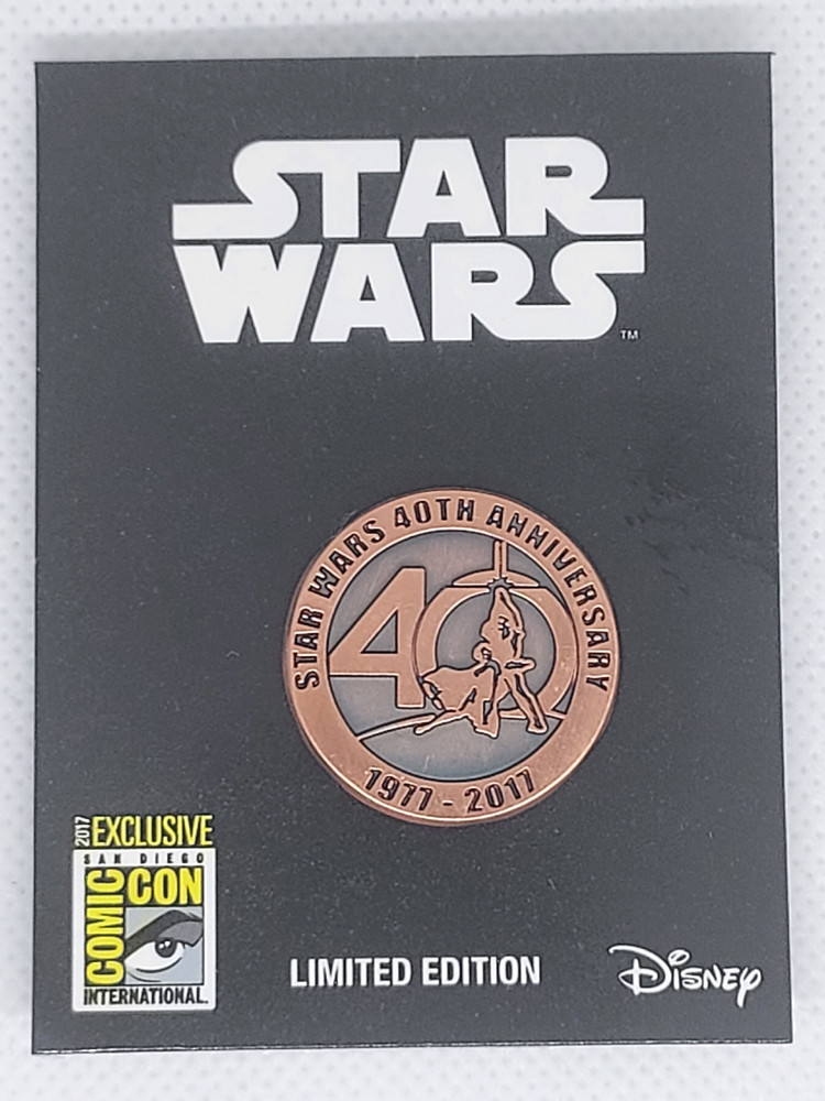 60251 - Star Wars 40th Anniversary Collectible Bronze Pin (SDCC 17 ...