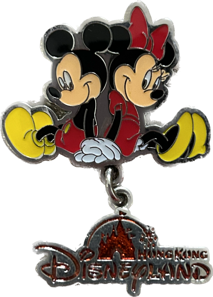 60415 - Mickey and Minnie - HKDL Logo Dangle - Hong Kong Disneyland ...